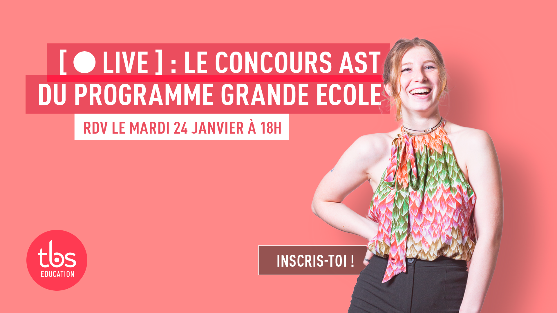 Live Spécial Concours AST mardi 24 janvier 2023 | TBS Education