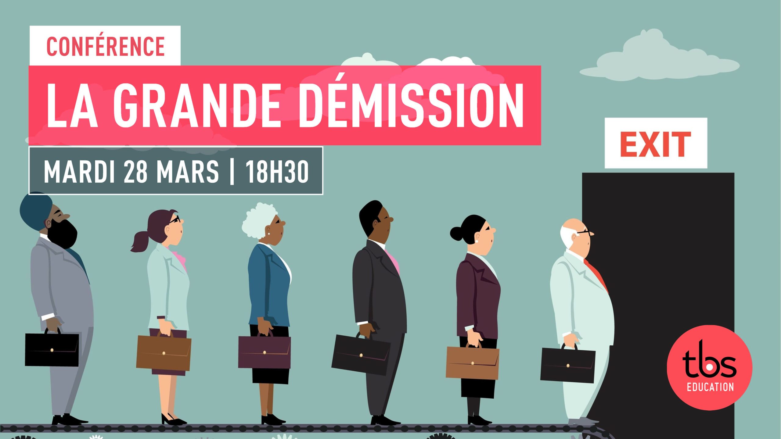 Conférence sur "La Grande Démission" par les étudiants du Mastère ...